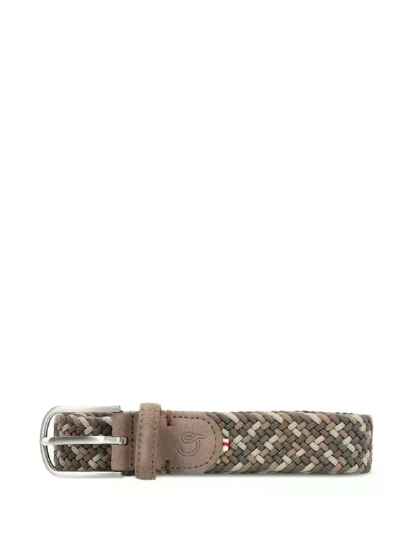 LA BOUCLE Braided Belt - Brown