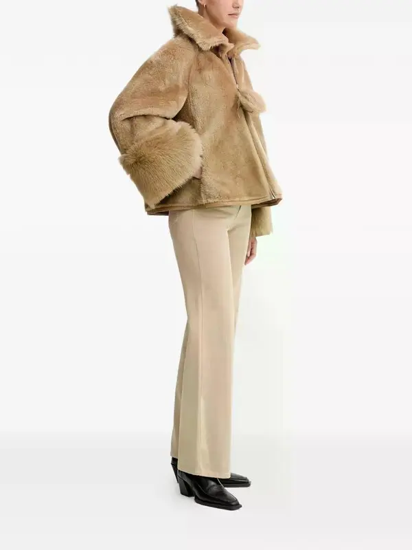 BY MALENE BIRGER Reversible Shearling Jacket