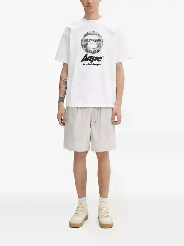 A BATHING APE Cotton Drawstring Shorts