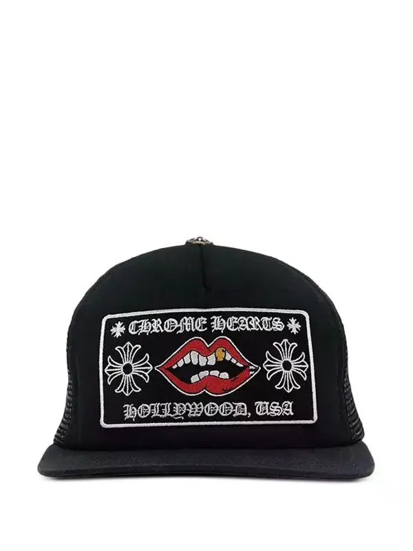 Chrome Hearts Chomper Hollywood Baseball Cap - Black
