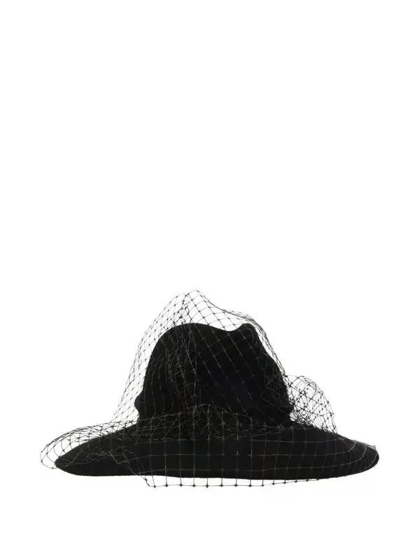 STEPHEN JONES Bow-detail Fedora Hat - Black