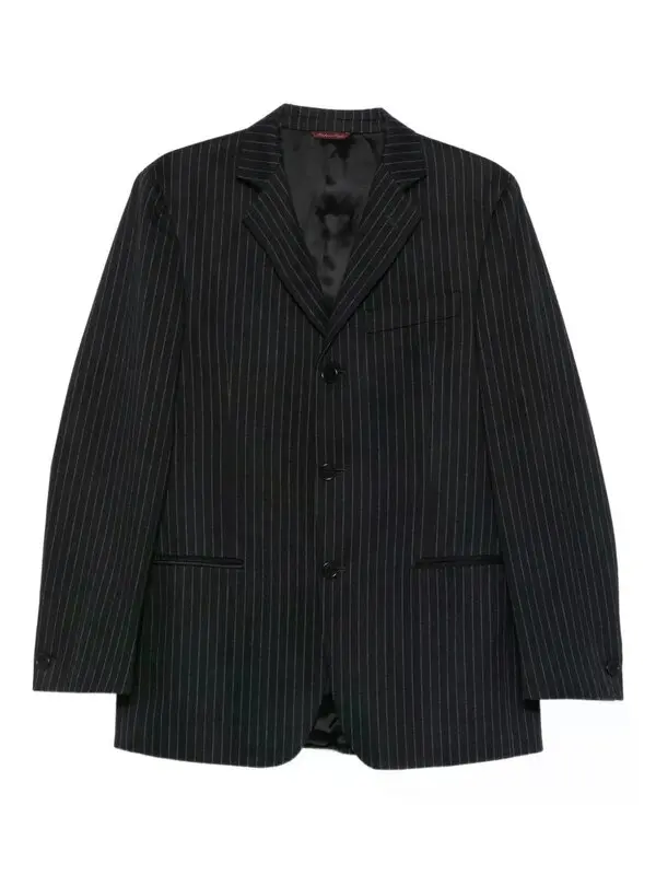 ROMEO GIGLI 1990s Pinstriped Suit - Grey