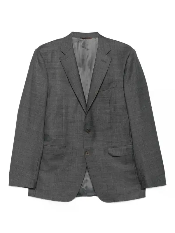 Canali Three-button Check Suit