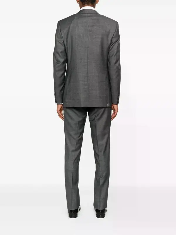 Canali Three-button Check Suit