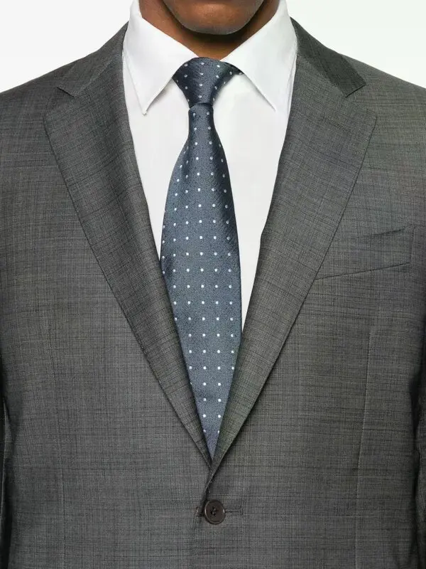 Canali Three-button Check Suit