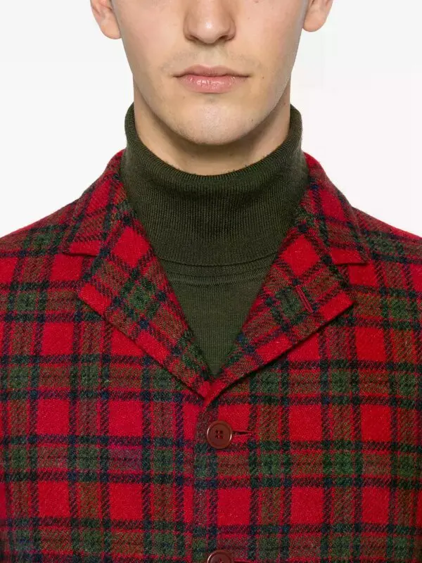 ROMEO GIGLI 1990s Checked Jacket - Red