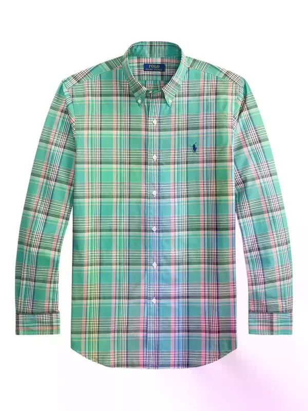 Polo Ralph Lauren Checked Long-sleeve Shirt - Green