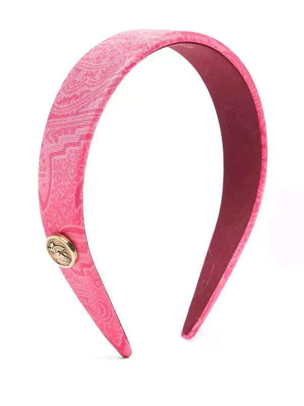 Etro Paisley Button Hair Accessory - Pink