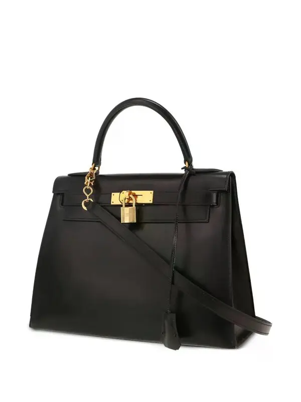 Hermès 1988 Kelly 28 Tote Bag - Black