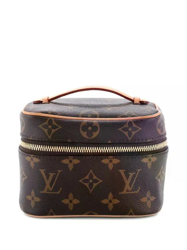 LOUIS VUITTON Nice Vanity Case Monogram Canvas Nano Pouch - Brown