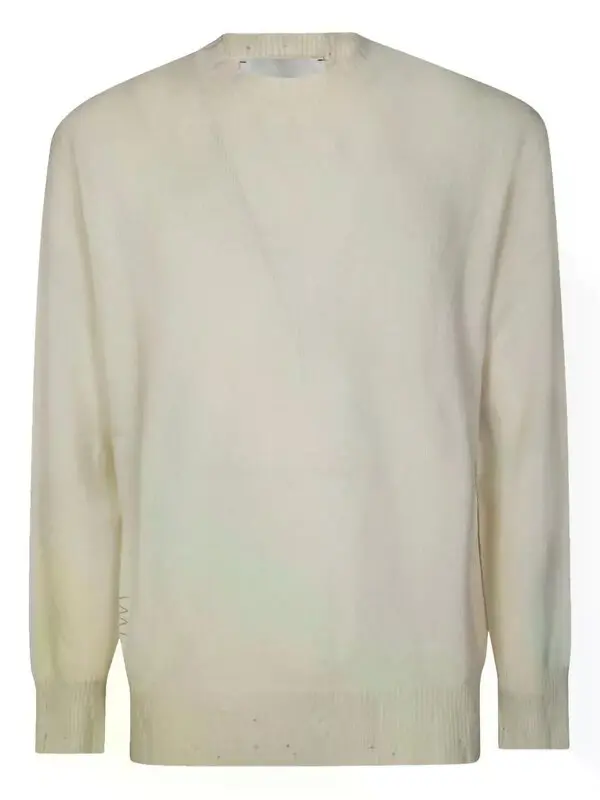 AMARANTO Round-neck Sweater - Neutrals
