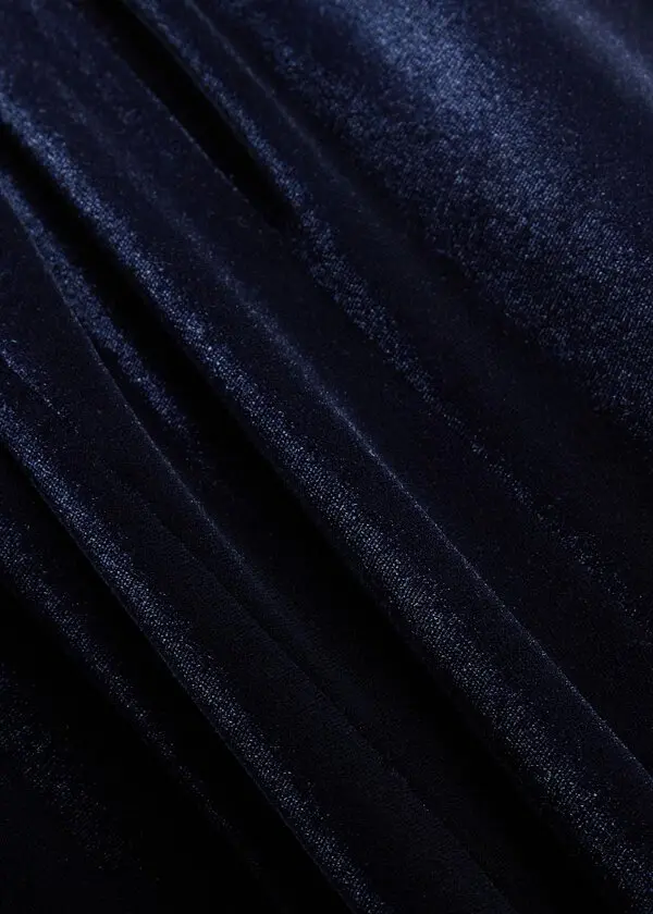 Talbot Runhof Off-the-shoulder Velvet Gown