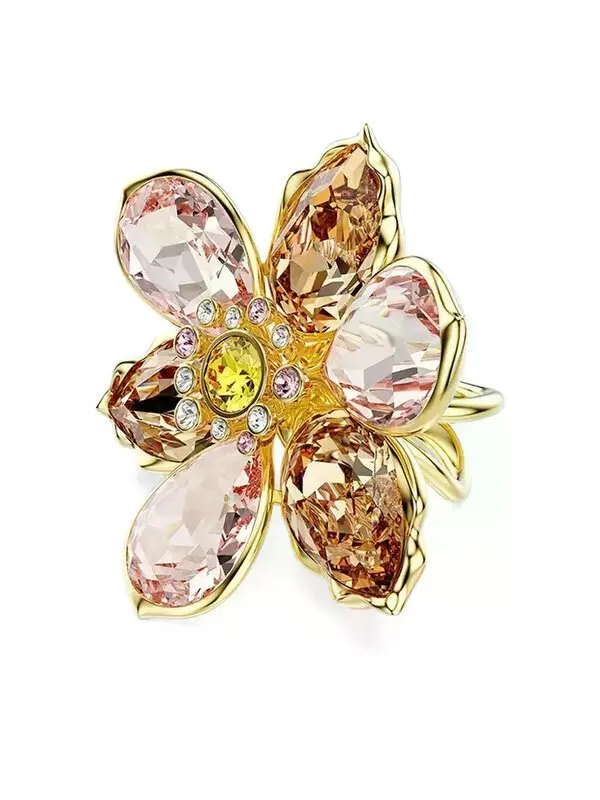 SWAROVSKI Flower Ring - Gold