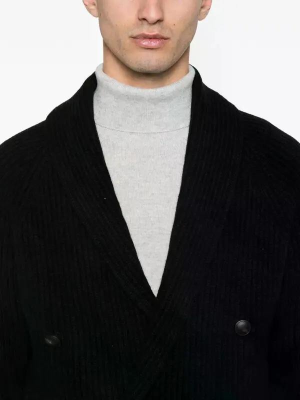 GIUUNO Double-breasted Pocket Cardigan