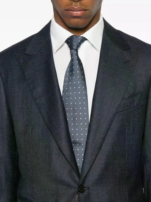 Canali Checked Single-breasted Suit