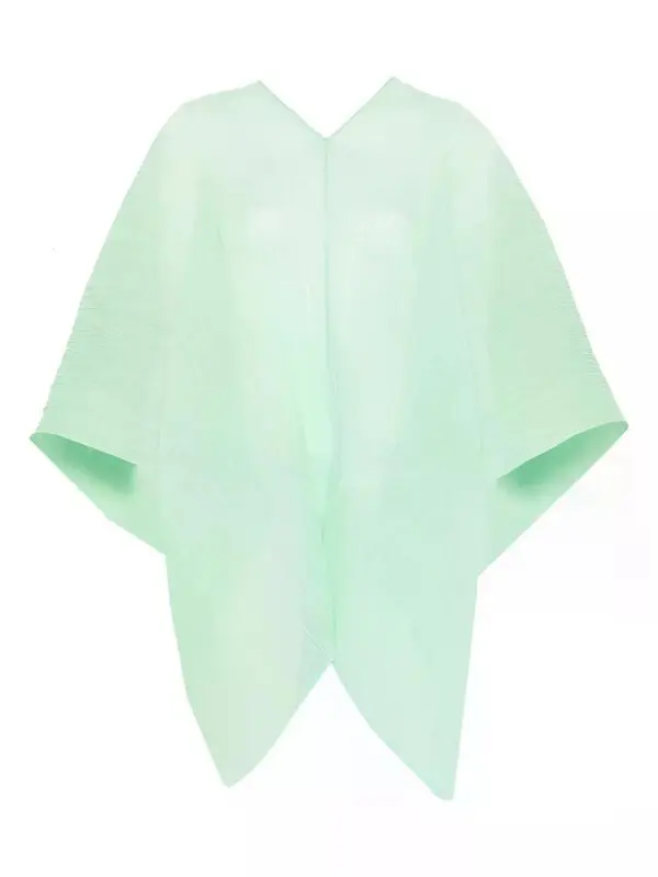 Issey Miyake Pleated Scarf - Green