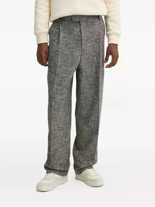Hugo Textured Trousers - Grey