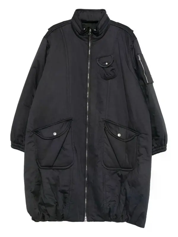 OPEN YY Cargo Zip-up Oversized Coat