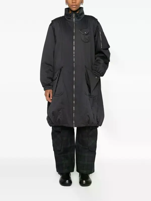 OPEN YY Cargo Zip-up Oversized Coat