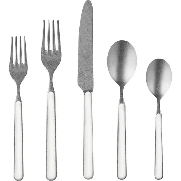 MEPRA Fantasia Pewter Flatware Set20 Pieces - Porcelain
