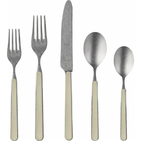 MEPRA Fantasia Pewter Flatware Set20 Pieces - Turtle Dove