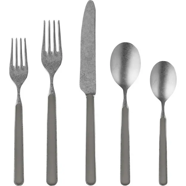 MEPRA Fantasia Pewter Flatware Set20 Pieces - Vicuna