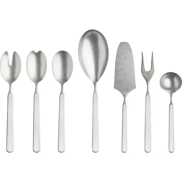 MEPRA Fantasia Pewter Serving Set7 Pieces - Porcelain