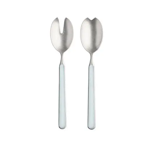 MEPRA Fantasia Pewter Salad Serving Set2 Pieces - Light Blue
