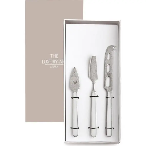 MEPRA Fantasia Pewter Cheese Knives3 Pieces - China