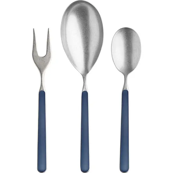 MEPRA Fantasia Pewter Serving Set3 Pieces - Cobalt