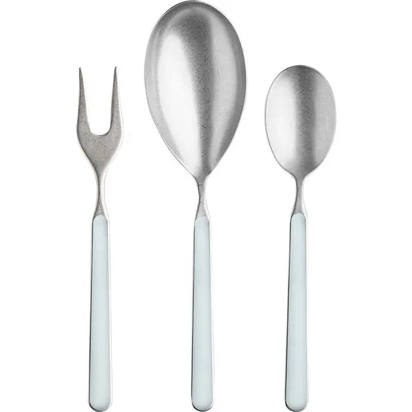 MEPRA Fantasia Pewter Serving Set3 Pieces - Light Blue