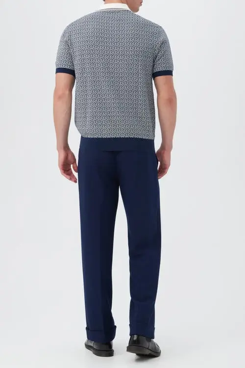 Mr Turk Dover Short Sleeve Knit Polo