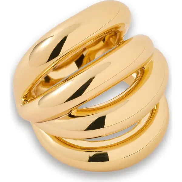 JENNIFER FISHER Interlocking Band Ring - Gold