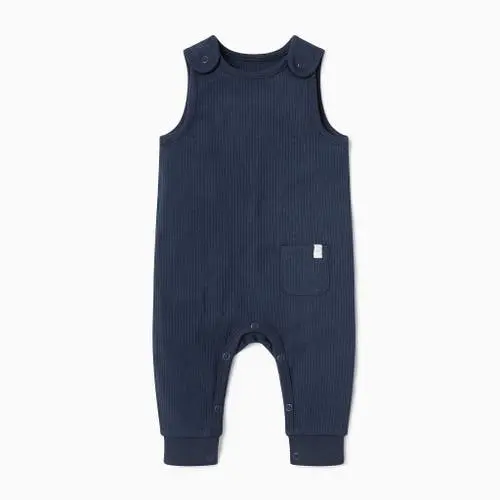 MORI Ribbed Romper - Navy