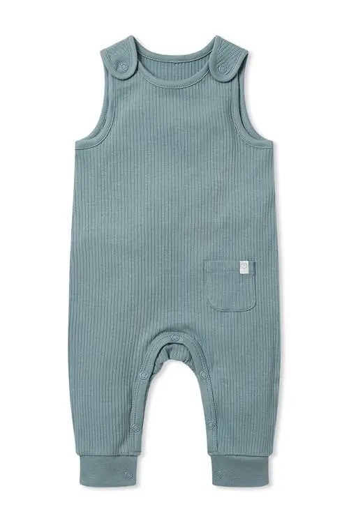 MORI Ribbed Romper - Sky