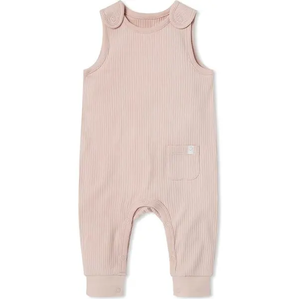 MORI Ribbed Romper - Blush