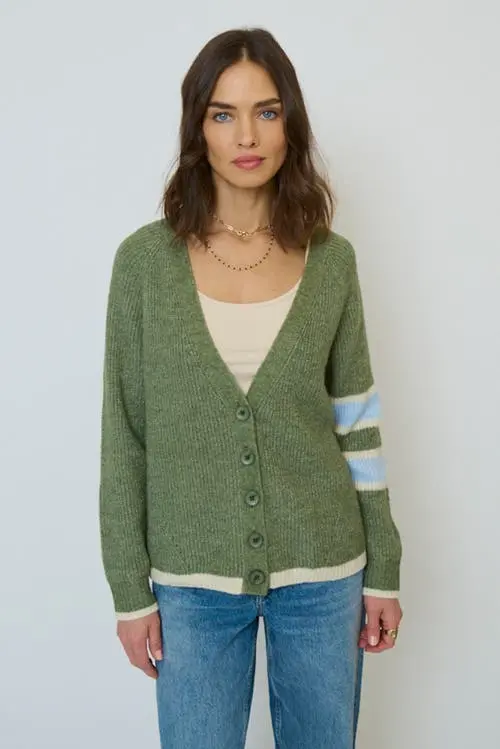 Central Park West Marley Varsity Cardigan