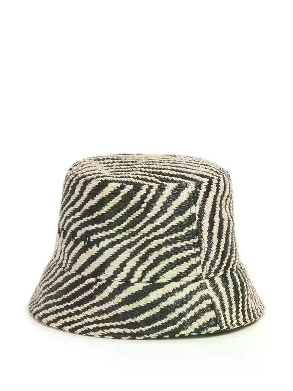Marni Wavy-pattern Bucket Hat - Black