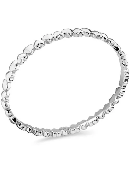DEVATA Sweet Heart Eternity Bangle Bracelet