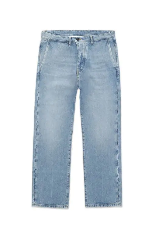 FORTELA Reno Bleach Wash Denim Trousers
