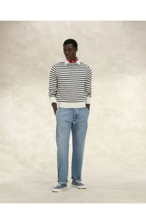 FORTELA Reno Bleach Wash Denim Trousers