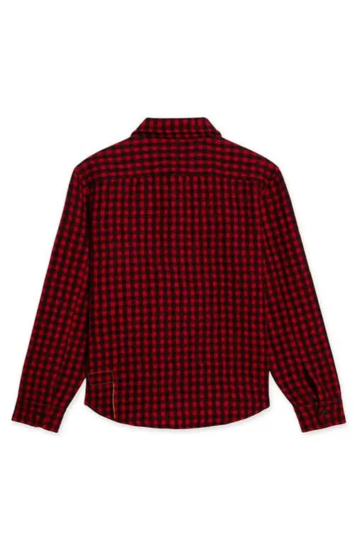 FORTELA Anker Wool Check Shirt With Pockets
