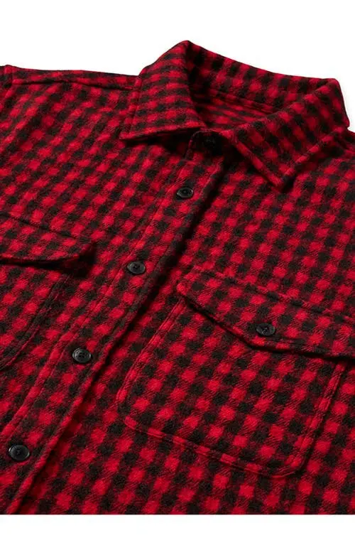 FORTELA Anker Wool Check Shirt With Pockets