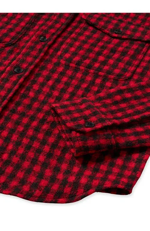 FORTELA Anker Wool Check Shirt With Pockets