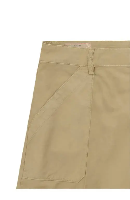 FORTELA Haute Twill Cotton Shorts - Beige