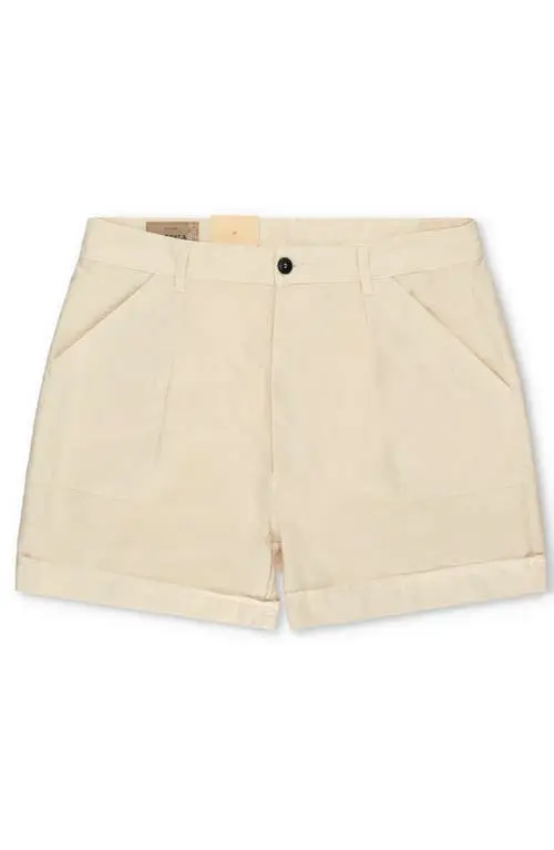 FORTELA Haute Twill Cotton Shorts - Mlk