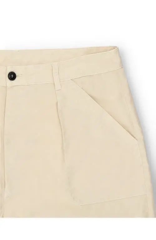 FORTELA Haute Twill Cotton Shorts - Mlk