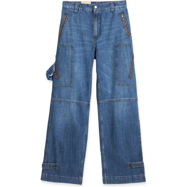 FORTELA Juniaj Cargo Denim Trousers - D580