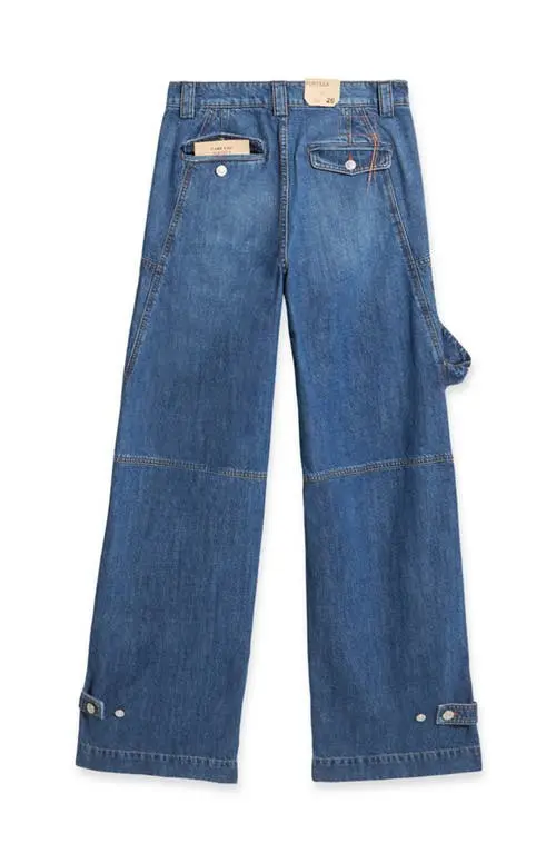 FORTELA Juniaj Cargo Denim Trousers - D580