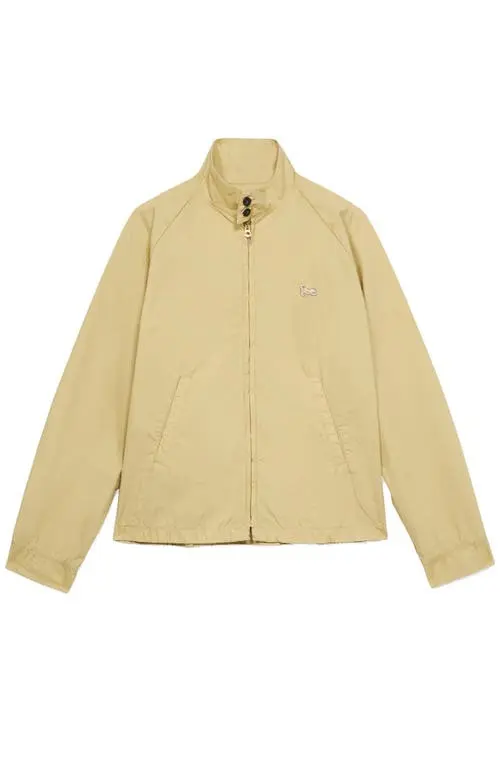 FORTELA Carol Cotton Poplin Zip-up Jacket - Khaki